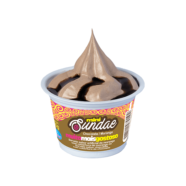 Gemelli Sorvetes - Mini Sundae de Chocolate